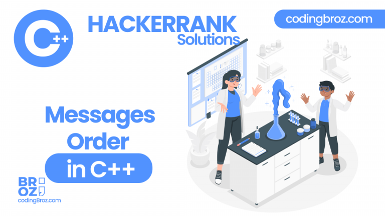 Messages Order In C Hackerrank Solution Codingbroz